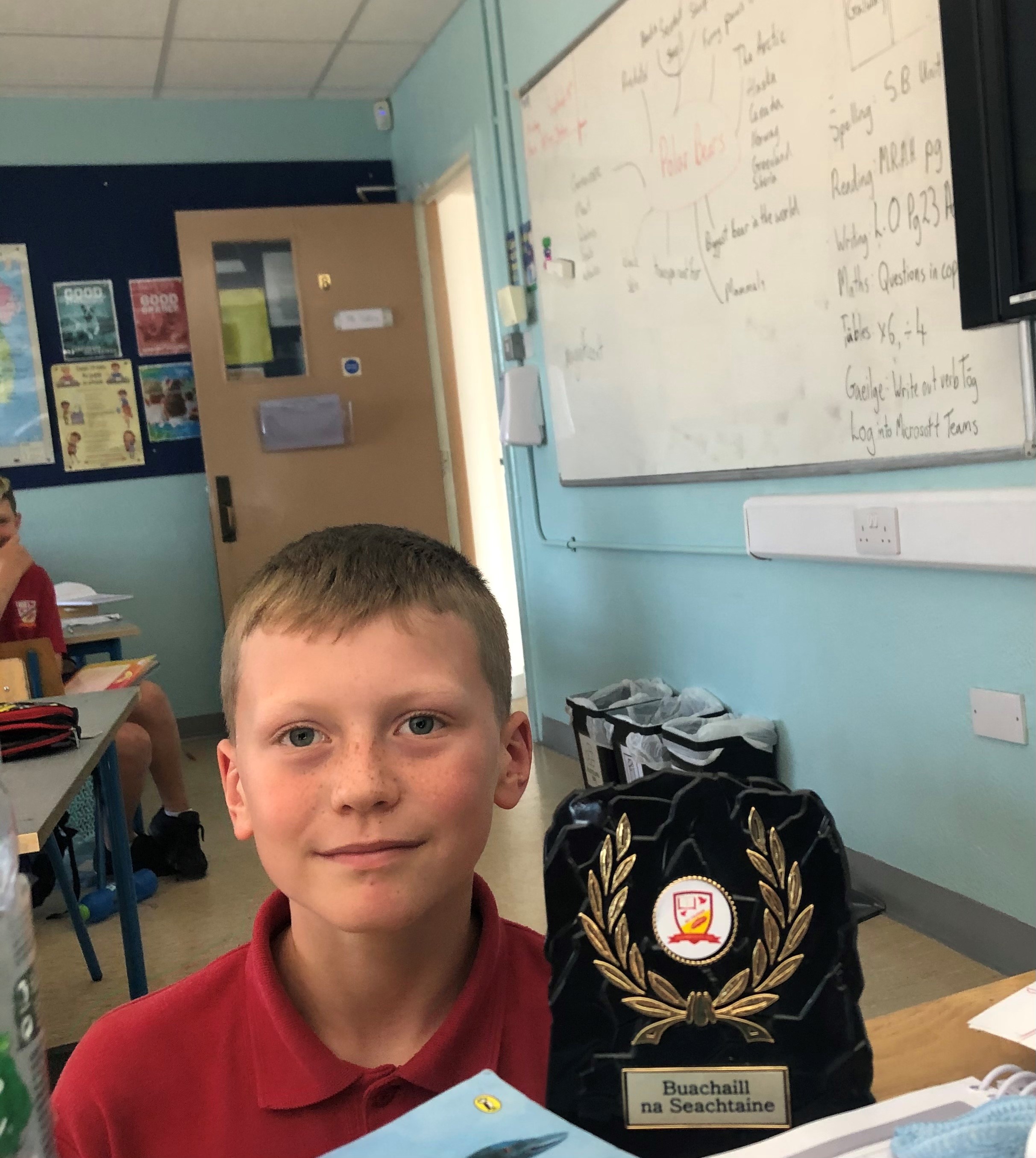 Mr Collins’ 4th class Boy of The Week Awards for September – Togher ...